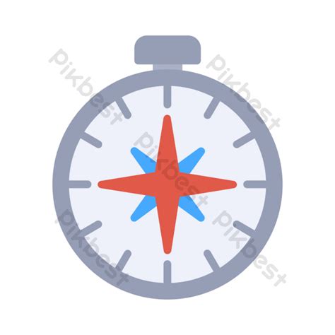 Compass Flat Icon Vector Png Images Ai Free Download Pikbest