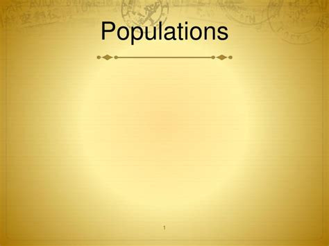 Ppt Populations Powerpoint Presentation Free Download Id1267396
