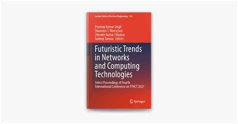 ‎futuristic Trends In Networks And Computing Technologies In Apple Books