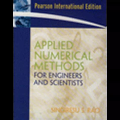 Applied Numerical Methods For Engineers And Scientists