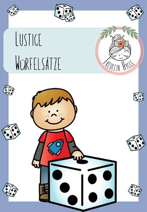 Lustige Würfelsätze Unterrichtsmaterial im Fach Deutsch