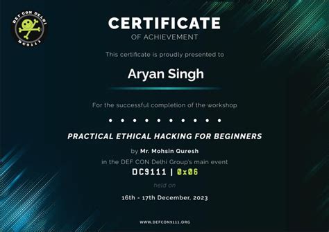 Aryan Singh On Linkedin Cybersecurity Ethicalhacking Defcondelhi