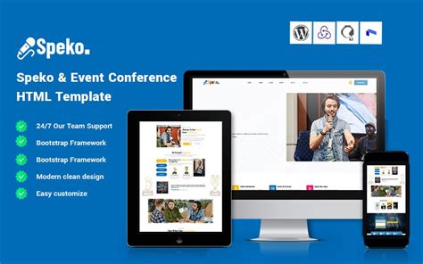 Speko Event Conference Website Template Templatemonster