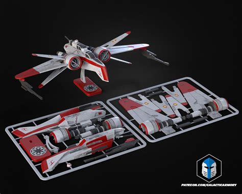 Arc 170 Vehicle Kit Card 3d Print Files Galactic Armory