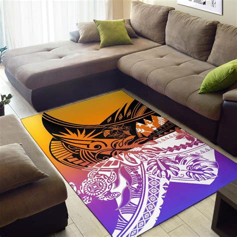 Kosrae Area Rug Tribal Jungle Pattern