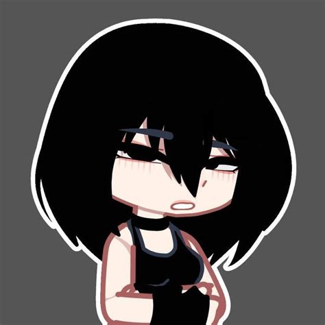 Gacha Hair Female Gacha Club Black Hair Ideas Anime Girl With Black