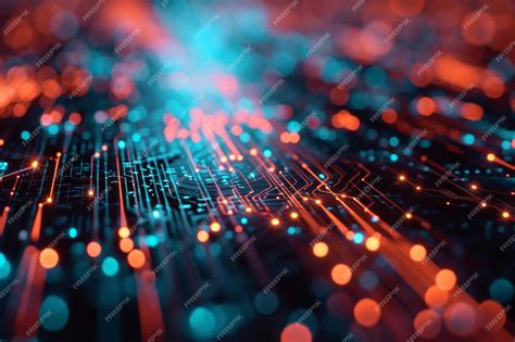 Big Data Learning Digital Technology Abstract Background Ai Generated