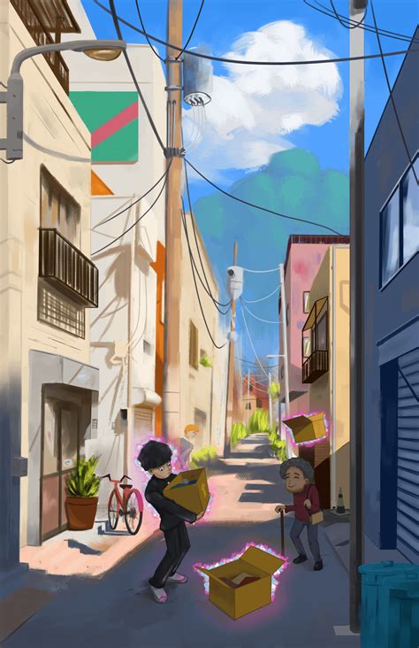 The Strong Are Kind Mob Psycho Art Because Words Arent Enough R