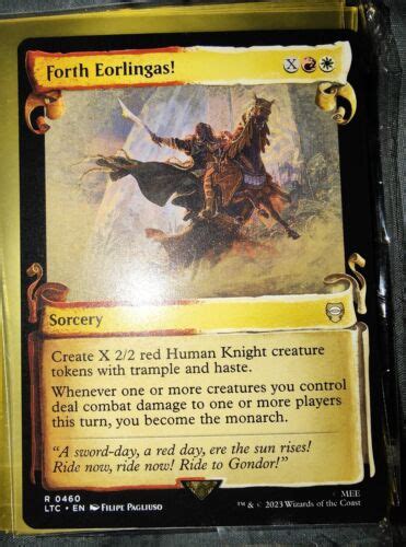 Magic The Gathering Ltc Lord Of Rings Forth Eorlingas R 460 Showcase