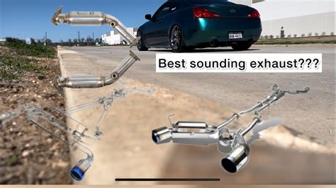 G37370z Exhaust Clips Different Exhaust Sounds And Setups Youtube