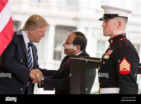President Donald Trump Welcomes Egyptian President Abdel Fattah El Sisi