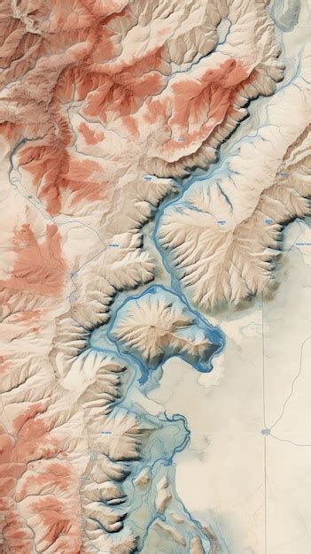 Premium Ai Image A Map Of A River