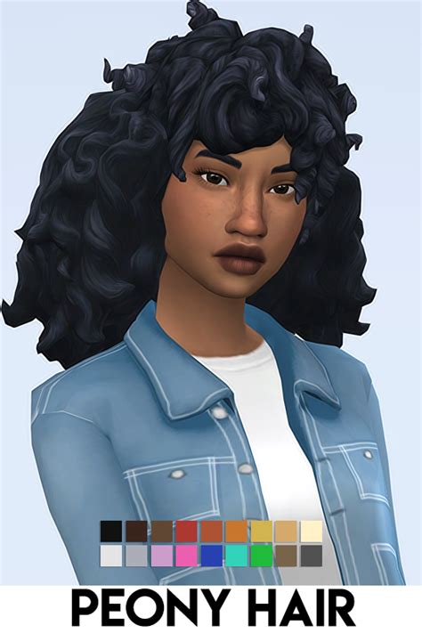 An Animated Image Of A Woman With Black Hair And Blue Denim Jacket