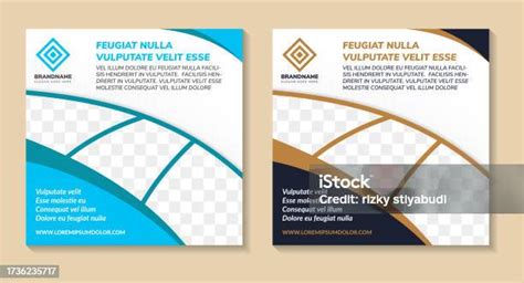 Koleksi Template Desain Banner Posting Media Sosial Abstrak Dalam Tata