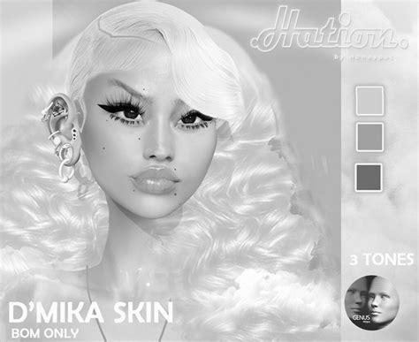 Second Life Marketplace Hation Dmika Skin Demo