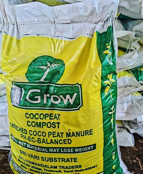 Brown Powder Coir Compost For Vegetable Plant Nursery Ploy Bag Packaging Size 35 Kg At ₹ 7 Kg