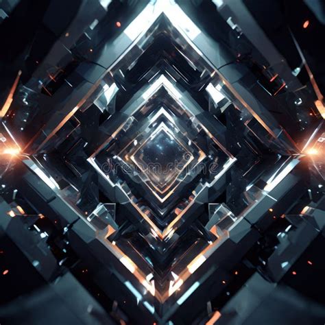 Geometric Space Space With Well Defined Shapes And Geometri Pa Stock