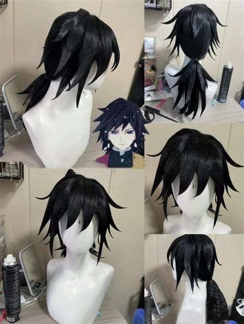 Pre Style Demon Slayer Kimetsu No Yaiba Tomioka Giyuu Cospaly Wig