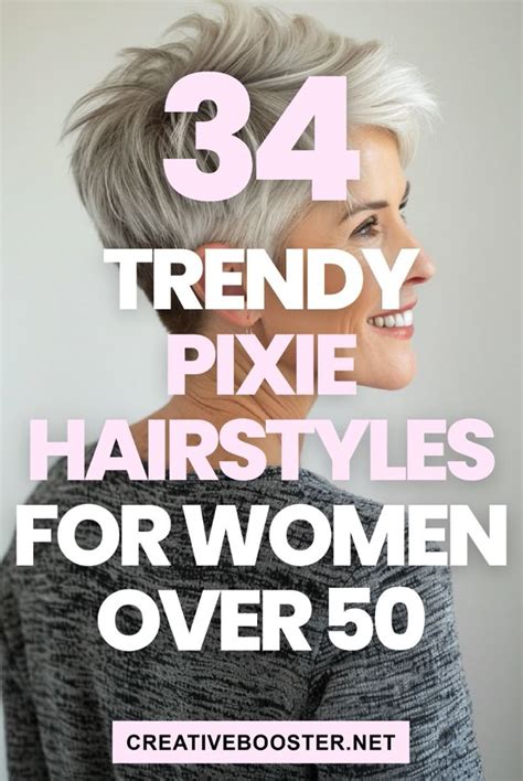 36 Pixie Hairstyles For Women Over 50 That Will Transform Your Look In