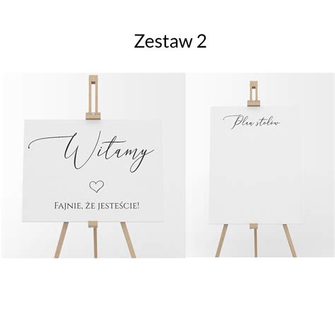 Zestaw tablica powitalna plan stołów Weselny detal