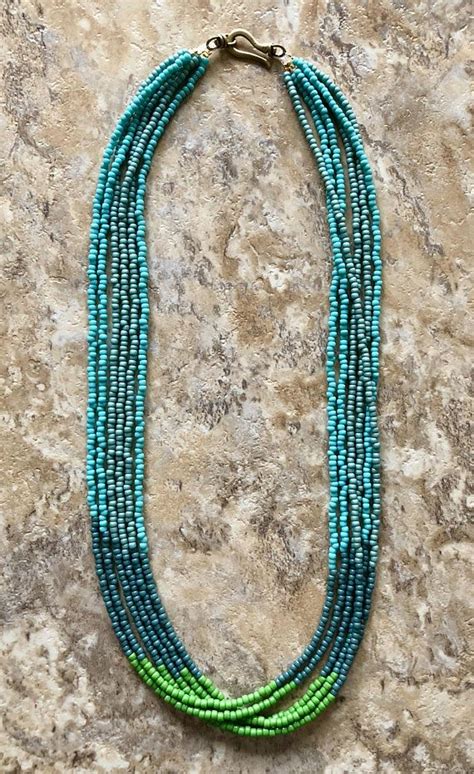 Seed Bead Multi Strand Necklace How To Make A World Wide Weft