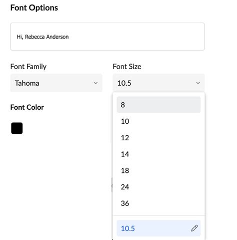 How Do I Set Default Font For Zoho Templates