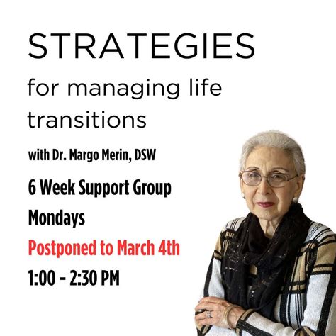 Mar 4 Strategies For Managing Life Transitions Branford Ct Patch