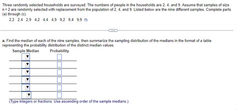 Solved B Compare The Population Median To The Mean Of Chegg