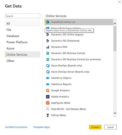Connecting Sharepoint Lists With Power Bi
