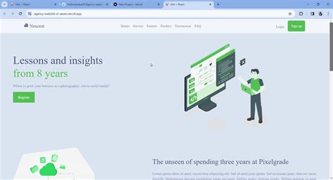 Video React Landing Page Design With React Vishnu Sankar Posted On