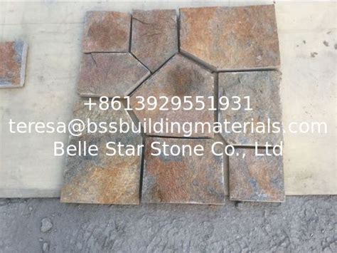 Rustic Quartzite Flagstone Flooring Natural Stone Pavers Quartzite Flagstone Wall Stone