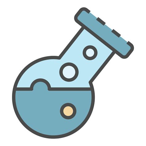 Chemical Flask Icon Color Outline Vector 15663947 Vector Art At Vecteezy