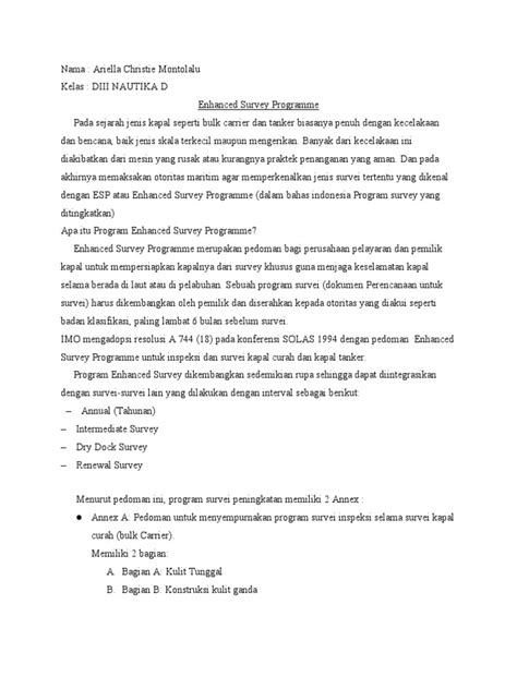 Enhanced Survey Programme Article Pdf