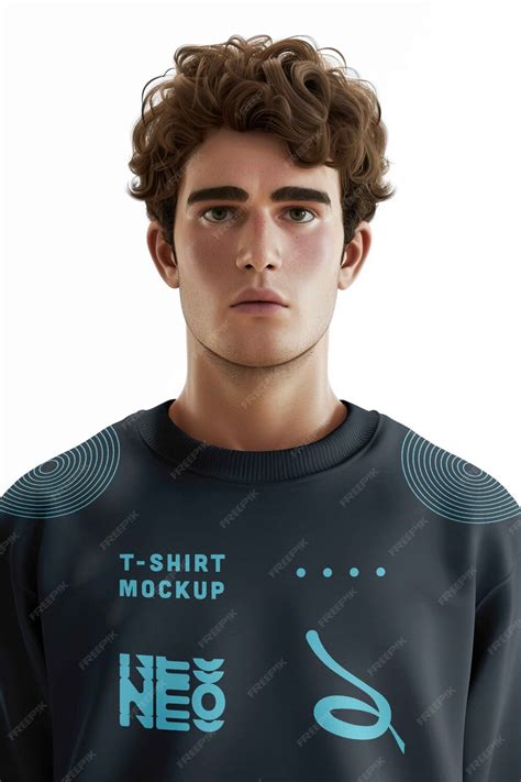 Premium Psd Avatar Wearing Hoodie Mockup