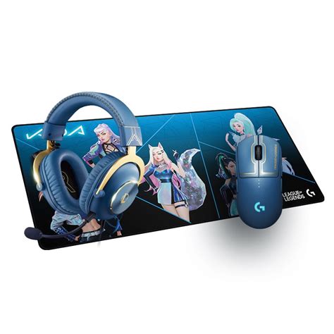 Official Flagship Store Logitech Hex Limited Set Gpro Wireless Gpro X Wired Headset Game Mouse