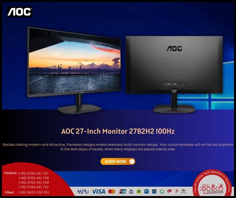 Aoc Gaming Monitors များနဲ့ Monitors အသစ်များရောက်ရှိနေပါပြီနော်။ ~ The Mm Blog