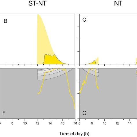Example Of Individual Runs Of The Model For The Four Different Tidal