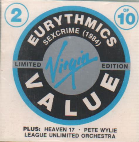 Eurythmics Sexcrime 1984 Uk 3 Cd Single —