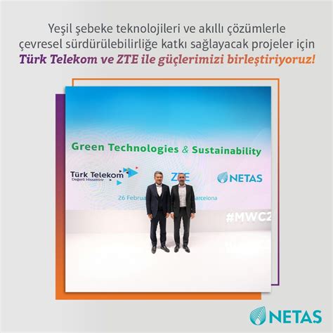 Netaş Türktelekom Zte Mwc2024 Dijitaldönüşüm BÜlent ElÖnÜ