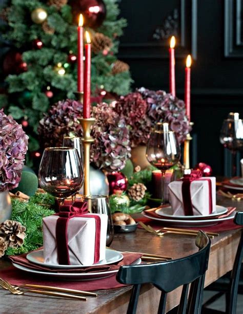 30 Sophisticated Christmas Decorating Ideas Christmas Table