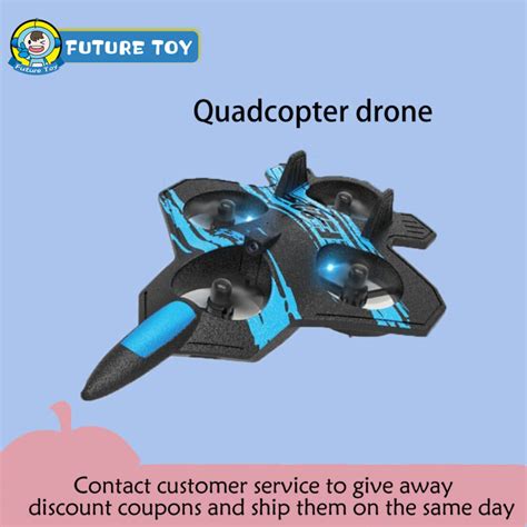F22 Fighter 125mm Wingspan 24ghz One Key 360° Aerobatic Four Motor Epp Fpv Rc Airplane Drone