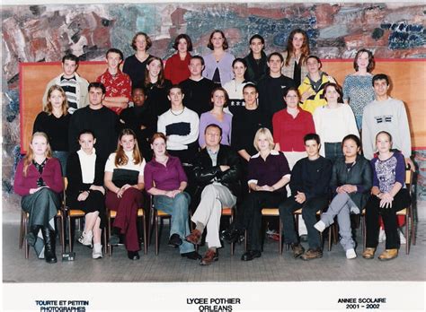 Photo de classe 1ère STT 2001 2002 de 2002 Lycée Pothier Copains d