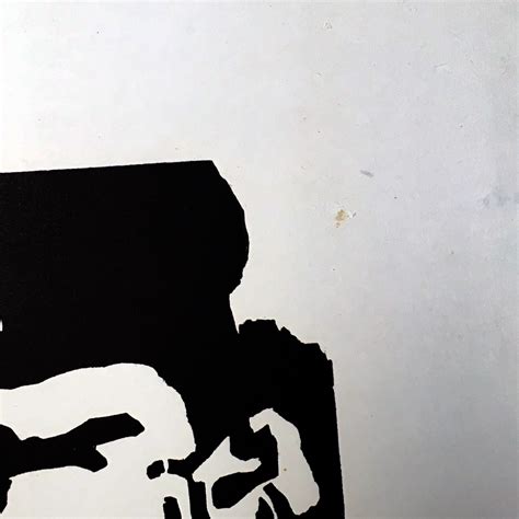 Philip Sutton Nude With Brassiere Vintage Limited Edition Woodcut Bright Colors