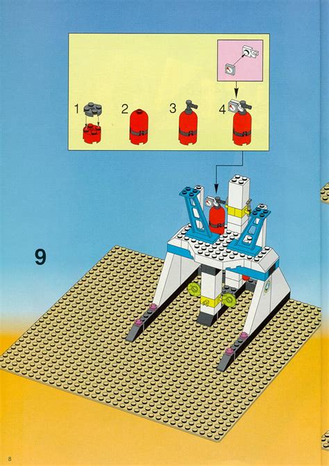 LEGO Instructions For Set 6456 Mission Control Town Space Port