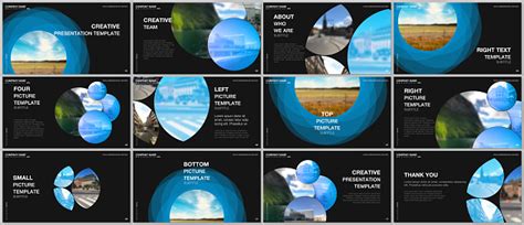 프리젠 테이션 디자인 벡터 템플릿 프리젠 테이션 슬라이드 전단지 브로셔 커버 디자인 인포 그래픽 보고서 프리젠 테이션을위한 다목적 템플릿 추상적 파란색 신선한 유체 기하학적