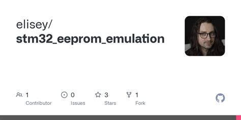 GitHub Elisey Stm Eeprom Emulation