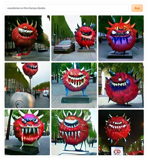 Cacodemon On The Champs Élysées R Weirddalle