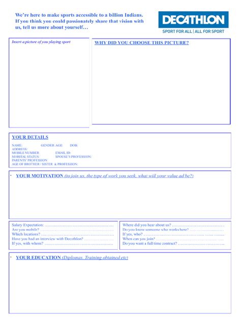 Candidate Presentation Sheet Pdf