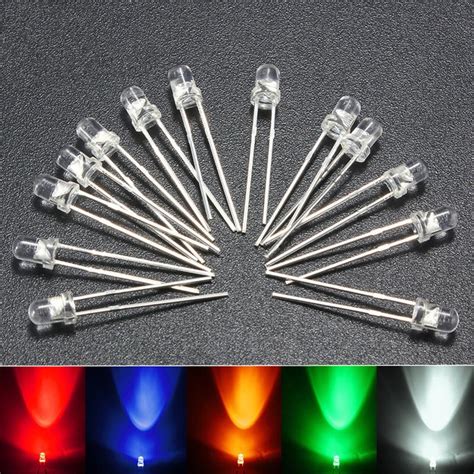 Jual Led 3mm Clear Nyala Warna Putih Hijau Biru Merah Kuning Merah Shopee Indonesia