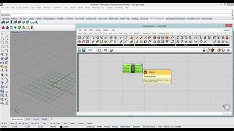 Grasshopper Tutorial Plane Based Ellipse Youtube